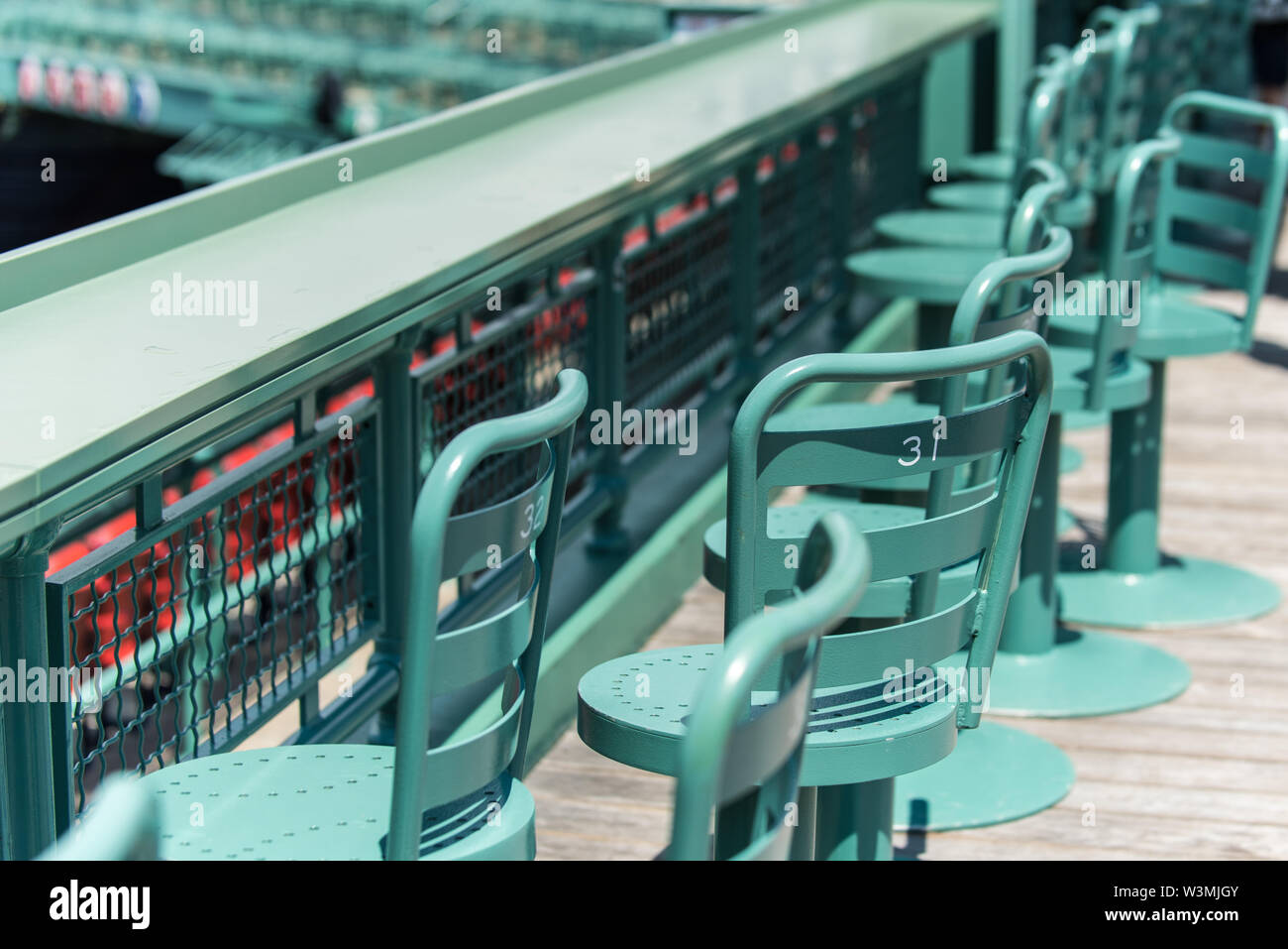 Empty baseball stadium seating hi-res stock photography and images - Alamy