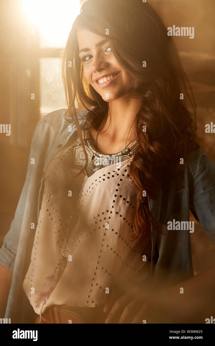 Tawny brown hair hi-res stock photography and images - Alamy