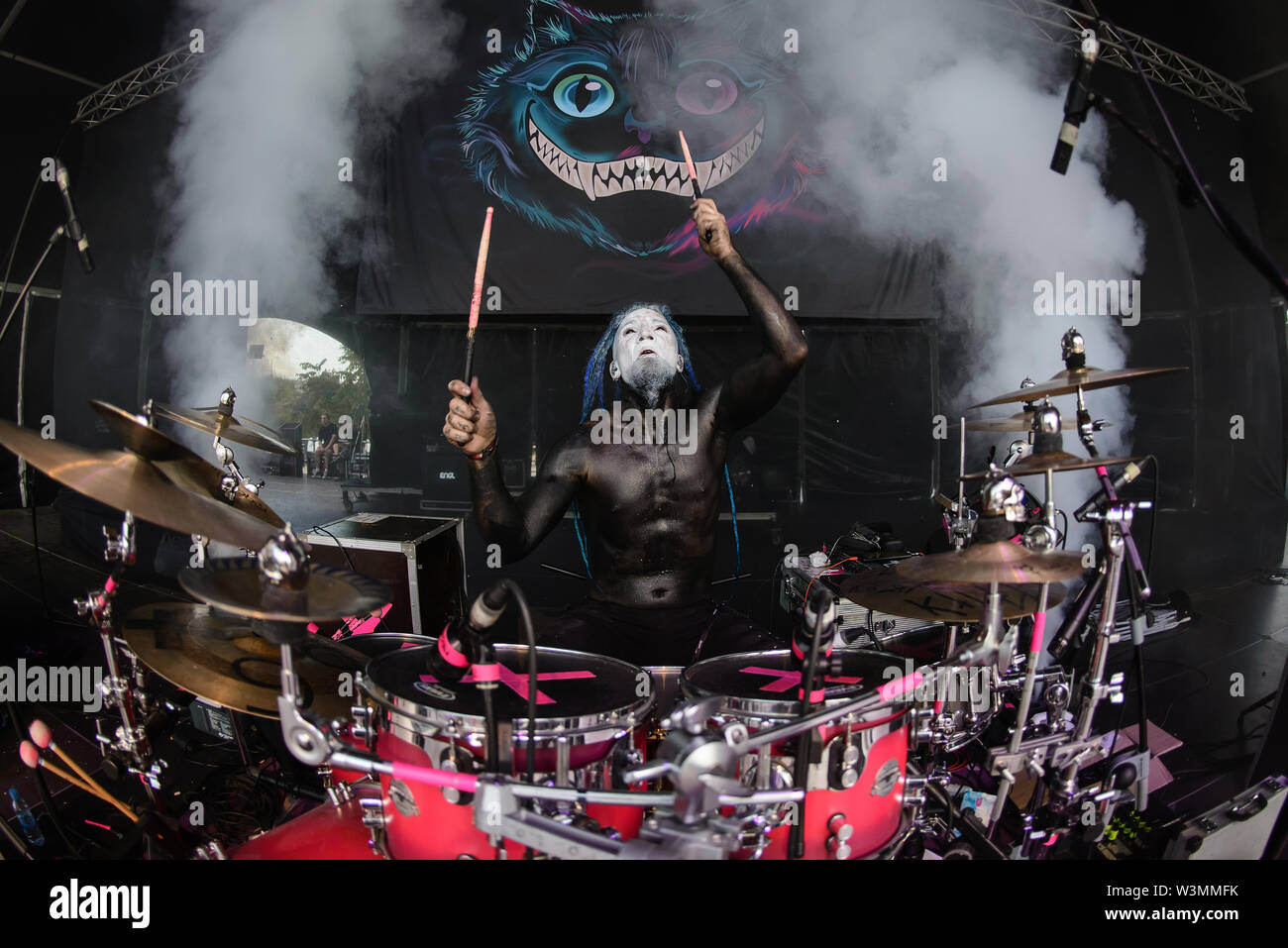 MADRID - JUN 29: Megara (band) perform in concert at Download (heavy ...