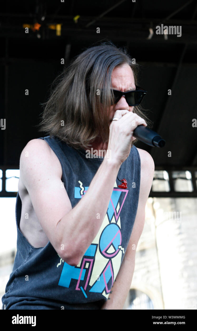 Ronnie Winters Singer forRed Jumpsuite Apparatus Perform At ...