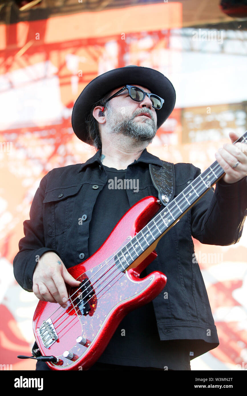 Patrick Dahlheimer bass of Live Performs at Inkcarceration 7-13-2019 ...