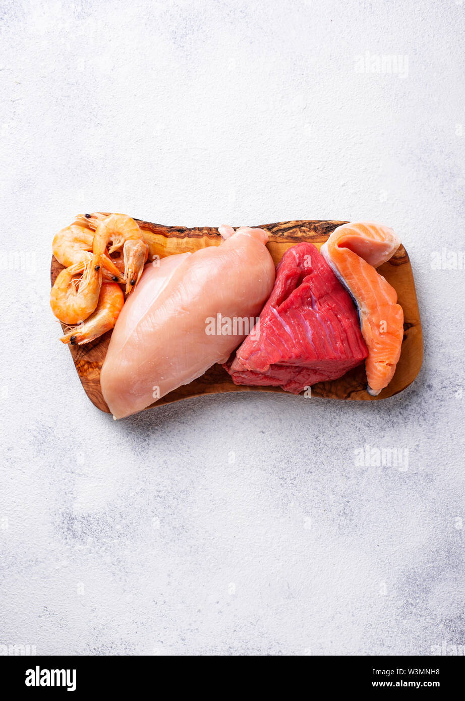 Beef chicken fish hi-res stock photography and images - Alamy