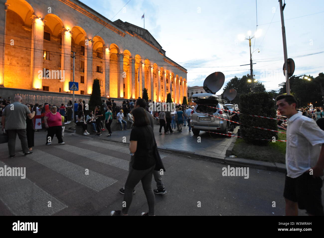 Anti-Russian Demonstrations in Tbilisi, Georgia (Country) 23rd June ...