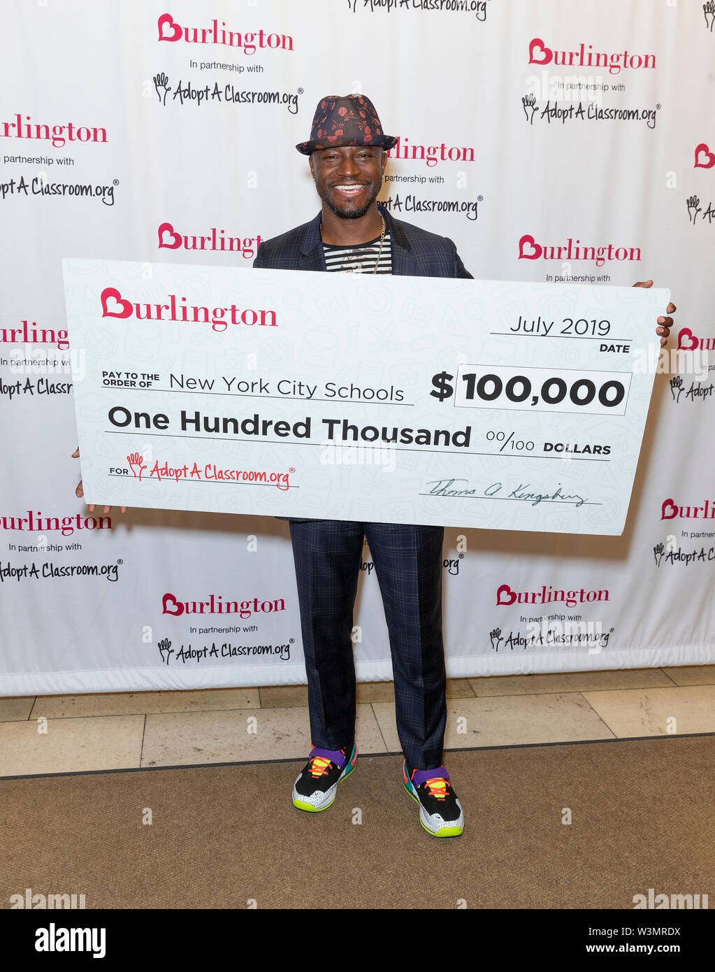 New York, United States. 16th July, 2019. Taye Diggs attends at 2019 ...