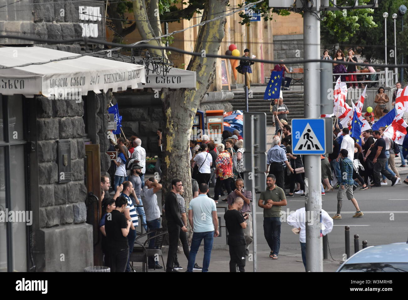 Anti-Russian Demonstrations in Tbilisi, Georgia (Country) 29th June ...