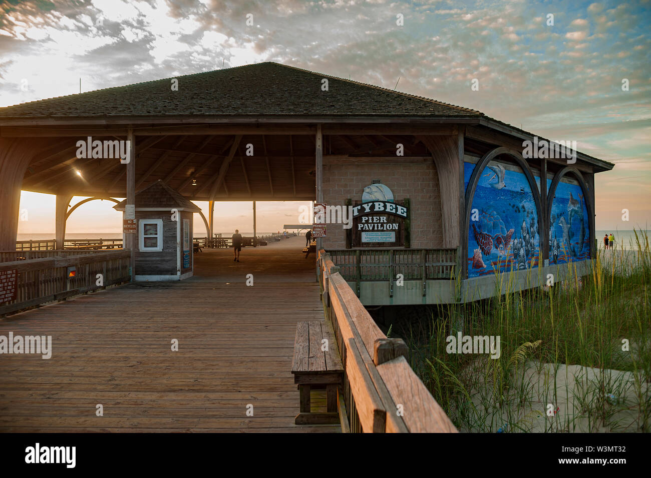 Tybee Pier & Pavilion Stock Photo - Alamy