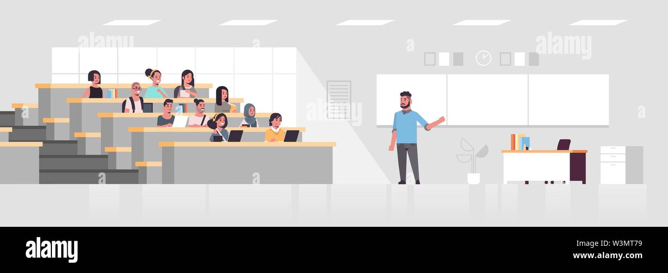 College lecture Stock Vector Images - Alamy