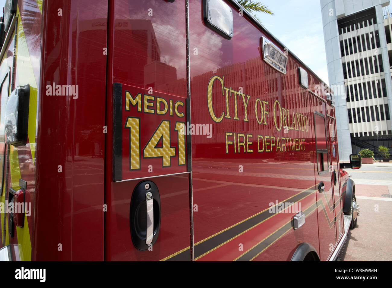 city of orlando fire department emergency ambulance Orlando Florida USA ...