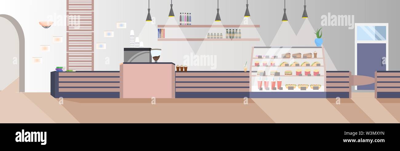 Empty fast food counter hi-res stock photography and images - Alamy