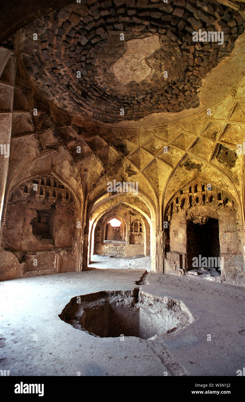 The majestic Golkonda fort in Hyderabad, the capital of the ancient ...