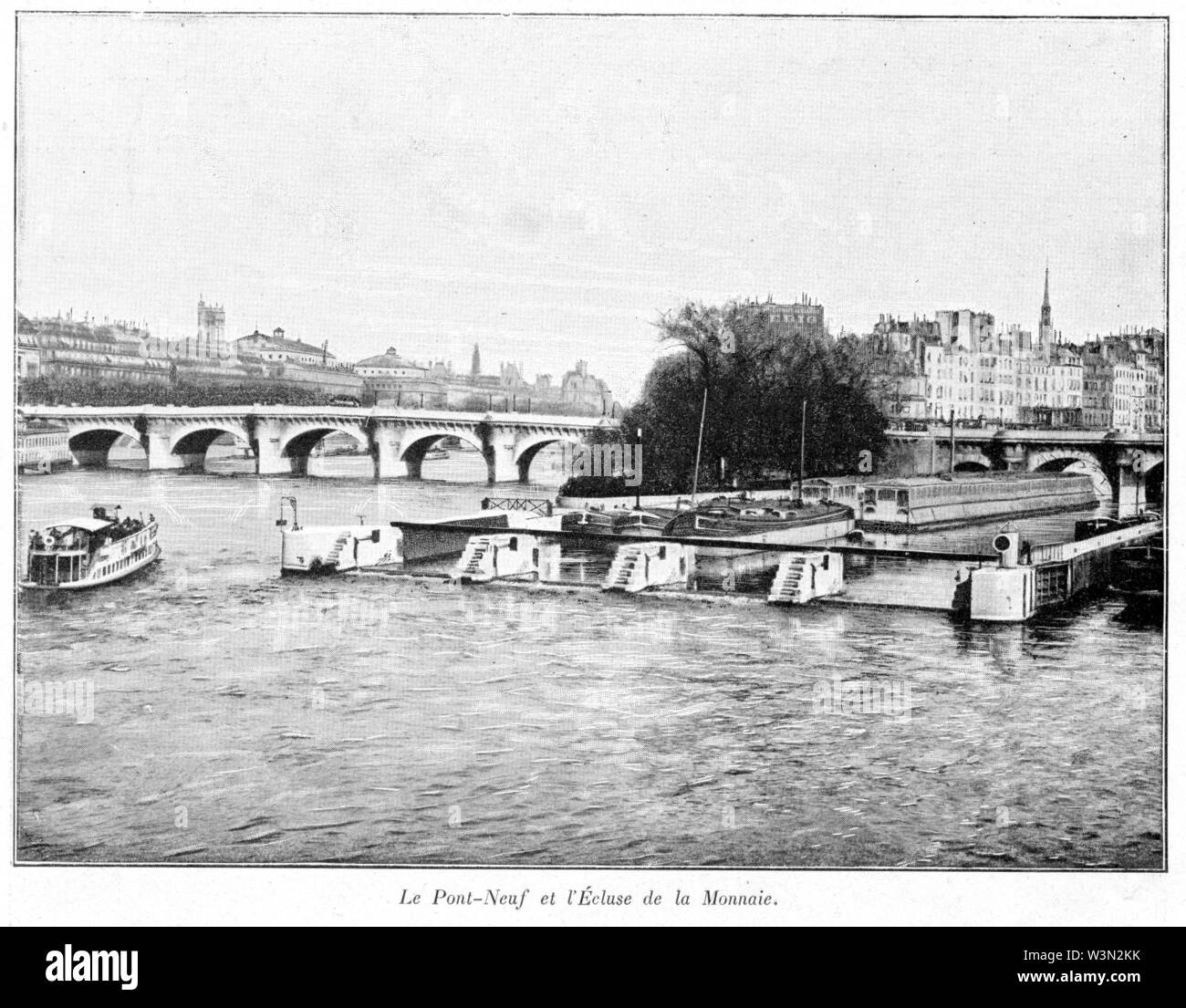 Clément Maurice Paris en plein air, BUC, 1897,016 Le Pont-Neuf et l ...