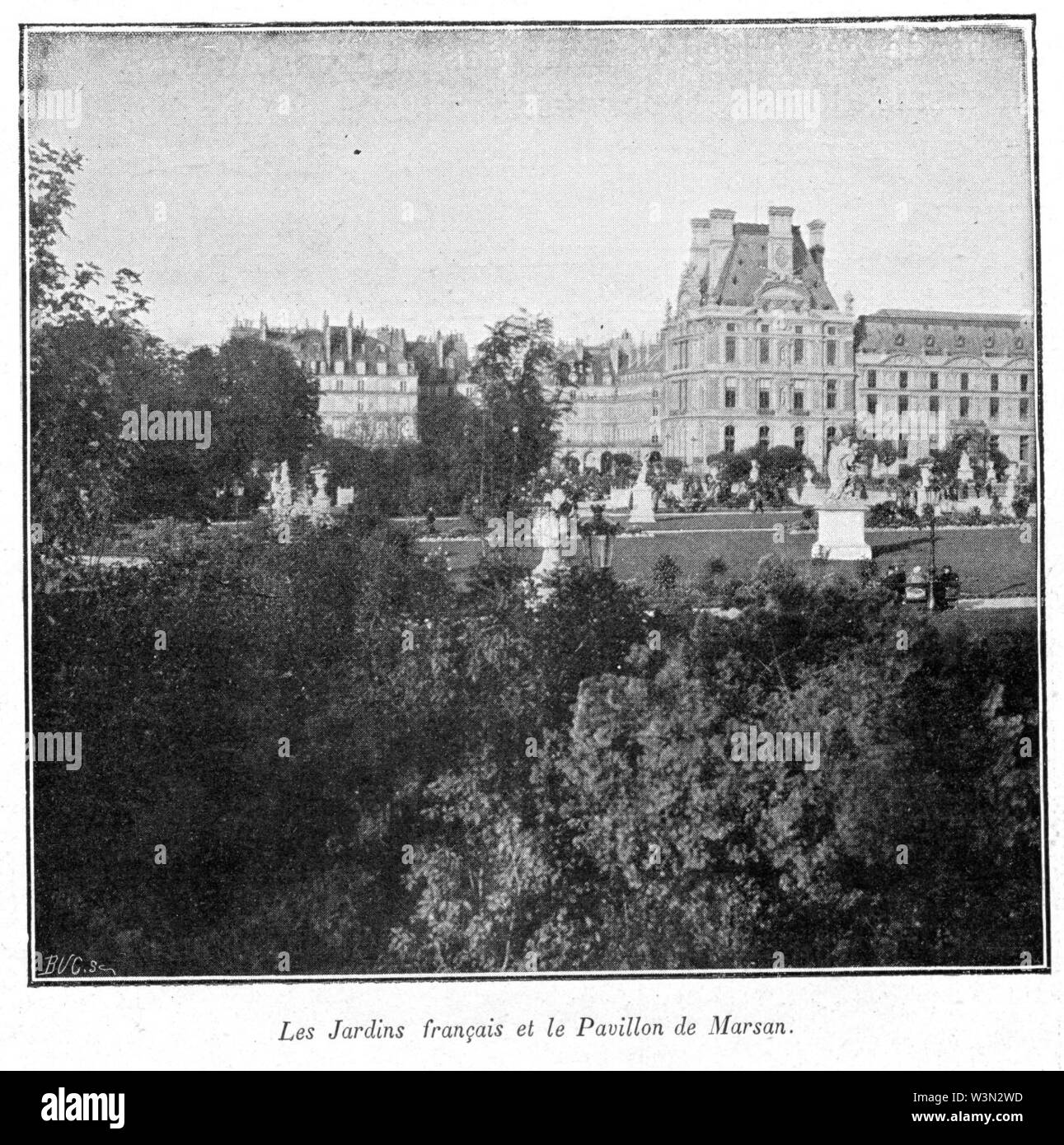 Clément Maurice Paris en plein air, BUC, 1897,054 Les Jardins français ...