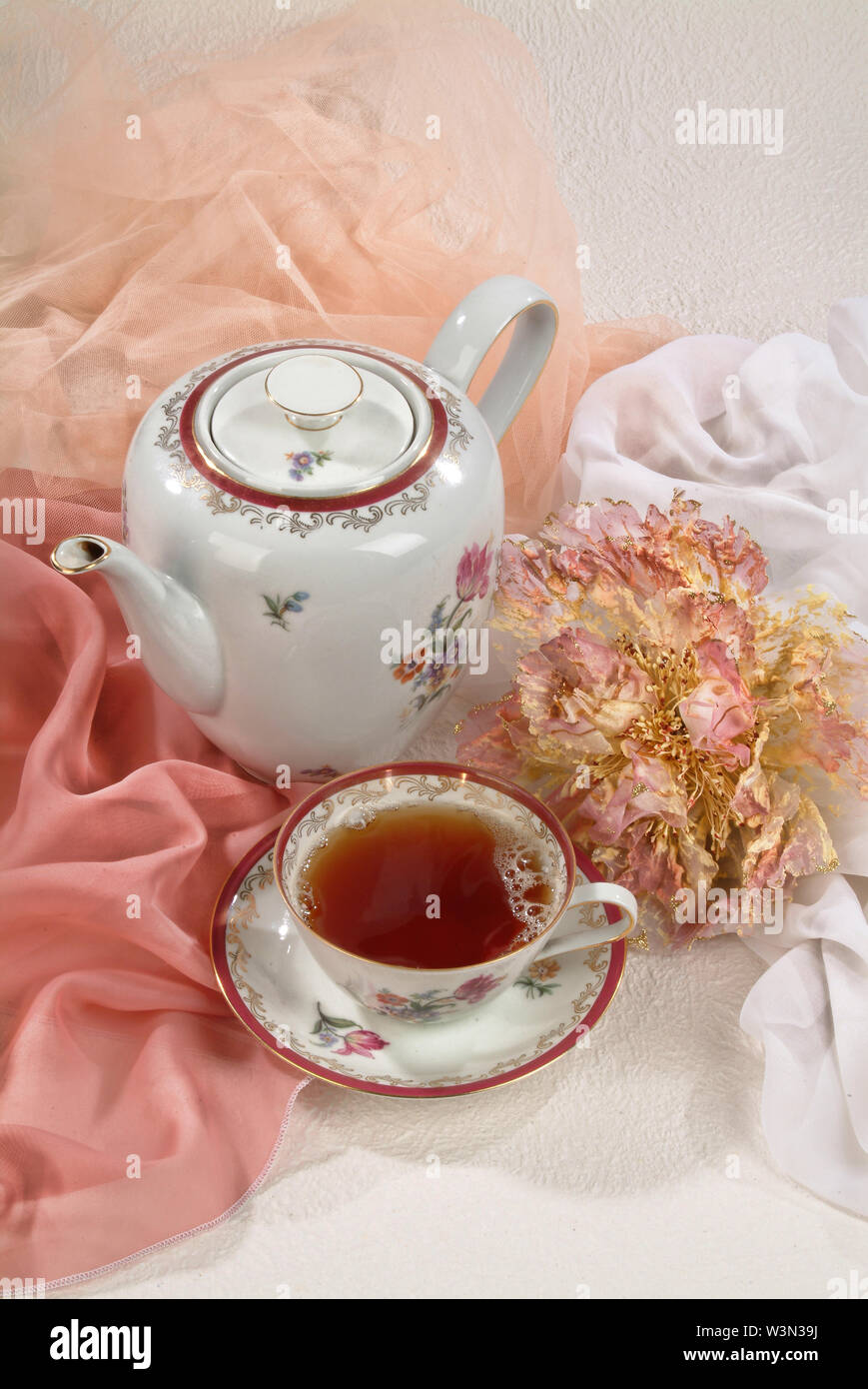 Bouquet of flowers on a studio background Stock Photo - Alamy