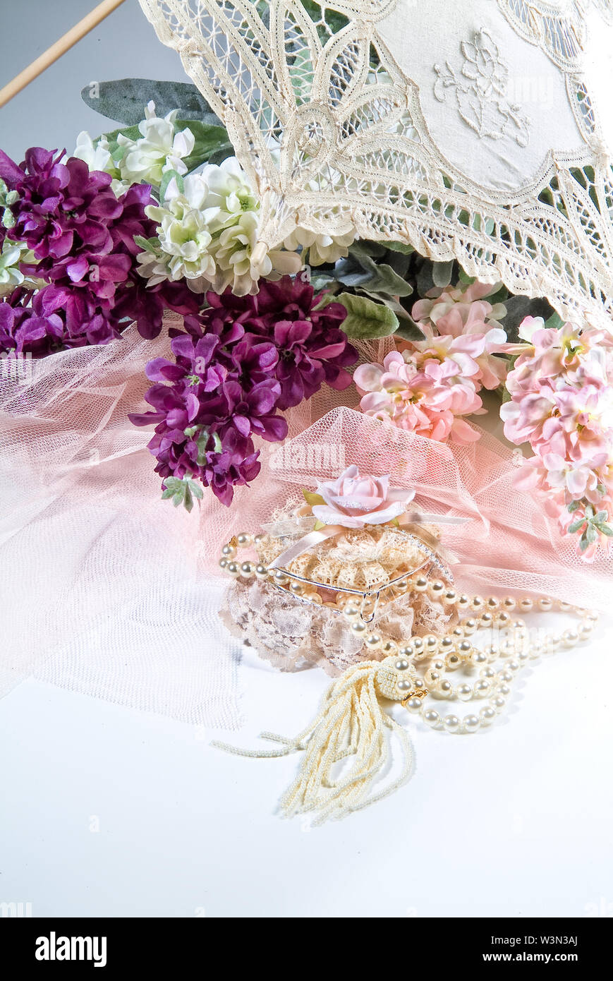 Bouquet of flowers on a studio background Stock Photo - Alamy