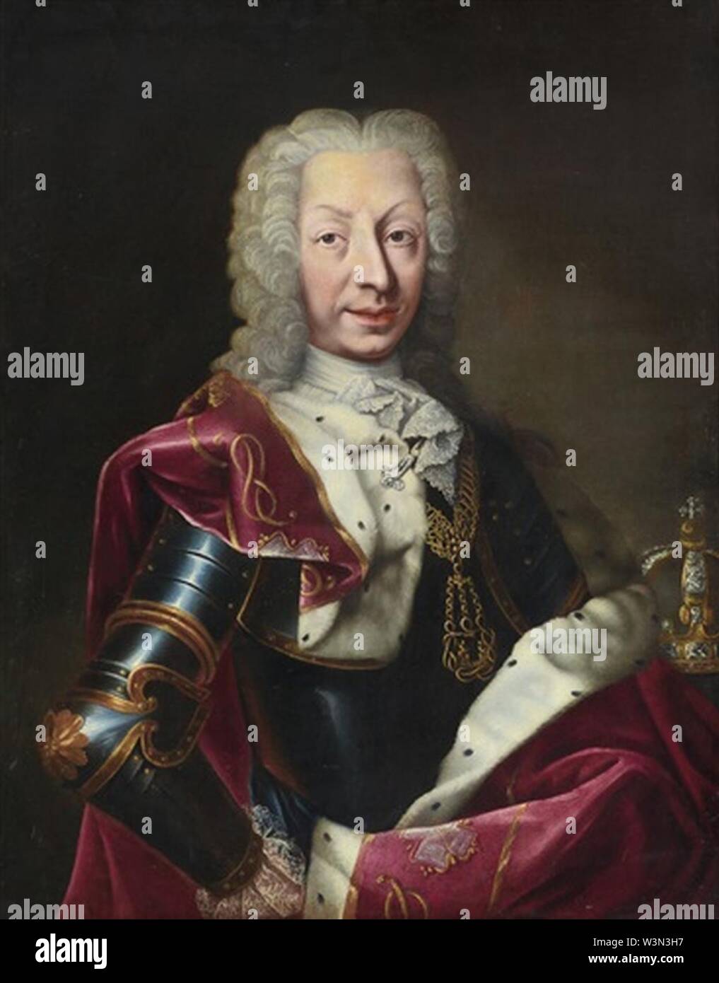 Clementi - Charles Emmanuel III in armour Stock Photo - Alamy