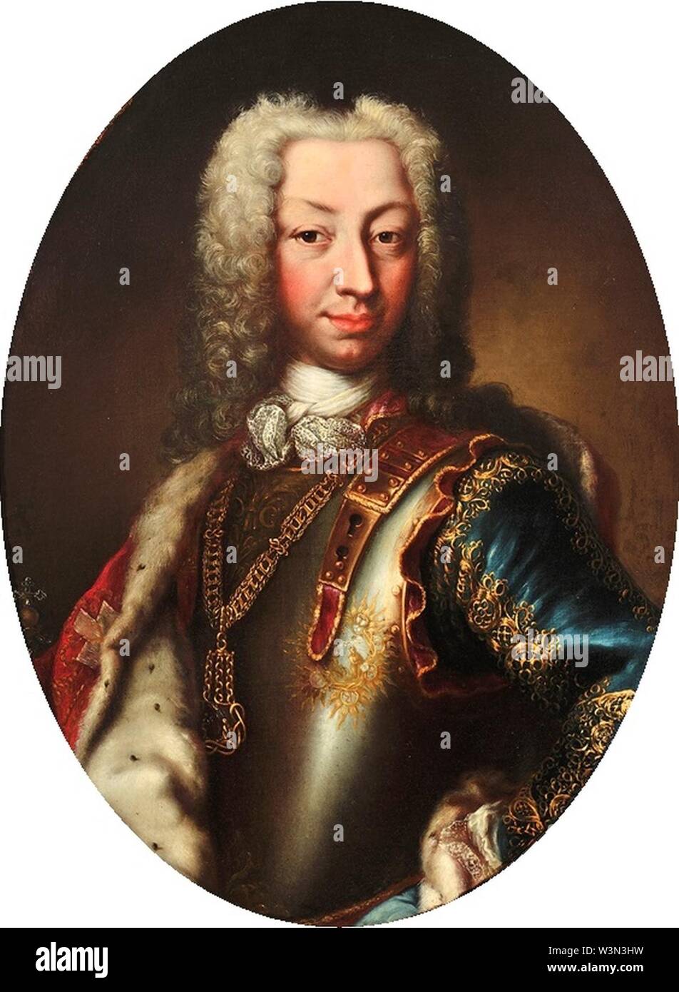 Clementi - Charles Emmanuel III with cuirass Stock Photo - Alamy