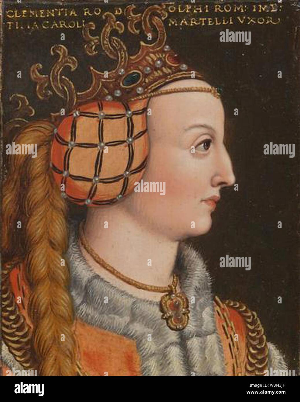 Clementia of Habsburg Stock Photo - Alamy