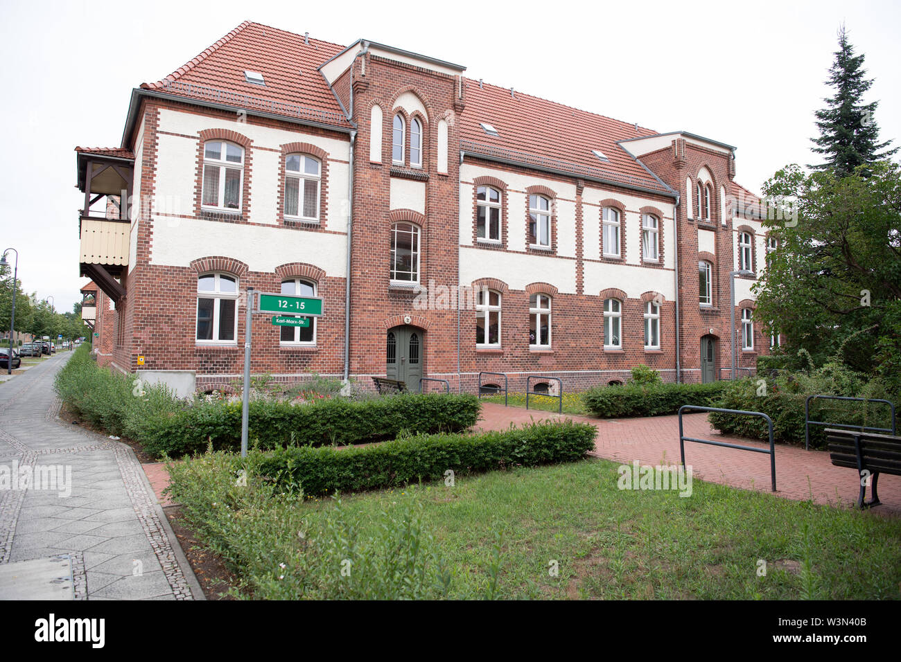 Wildau, Germany. 15th July, 2019. Houses of the Schwartzkopff ...