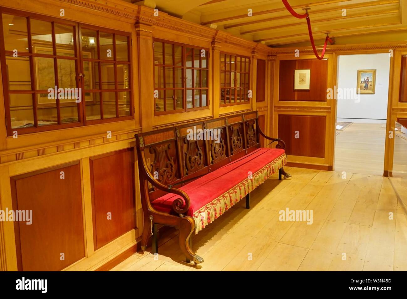 Cleopatra's Barge (recreation with many original furnishings ...