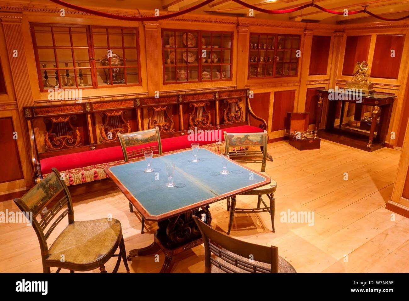 Cleopatra's Barge (recreation with many original furnishings ...