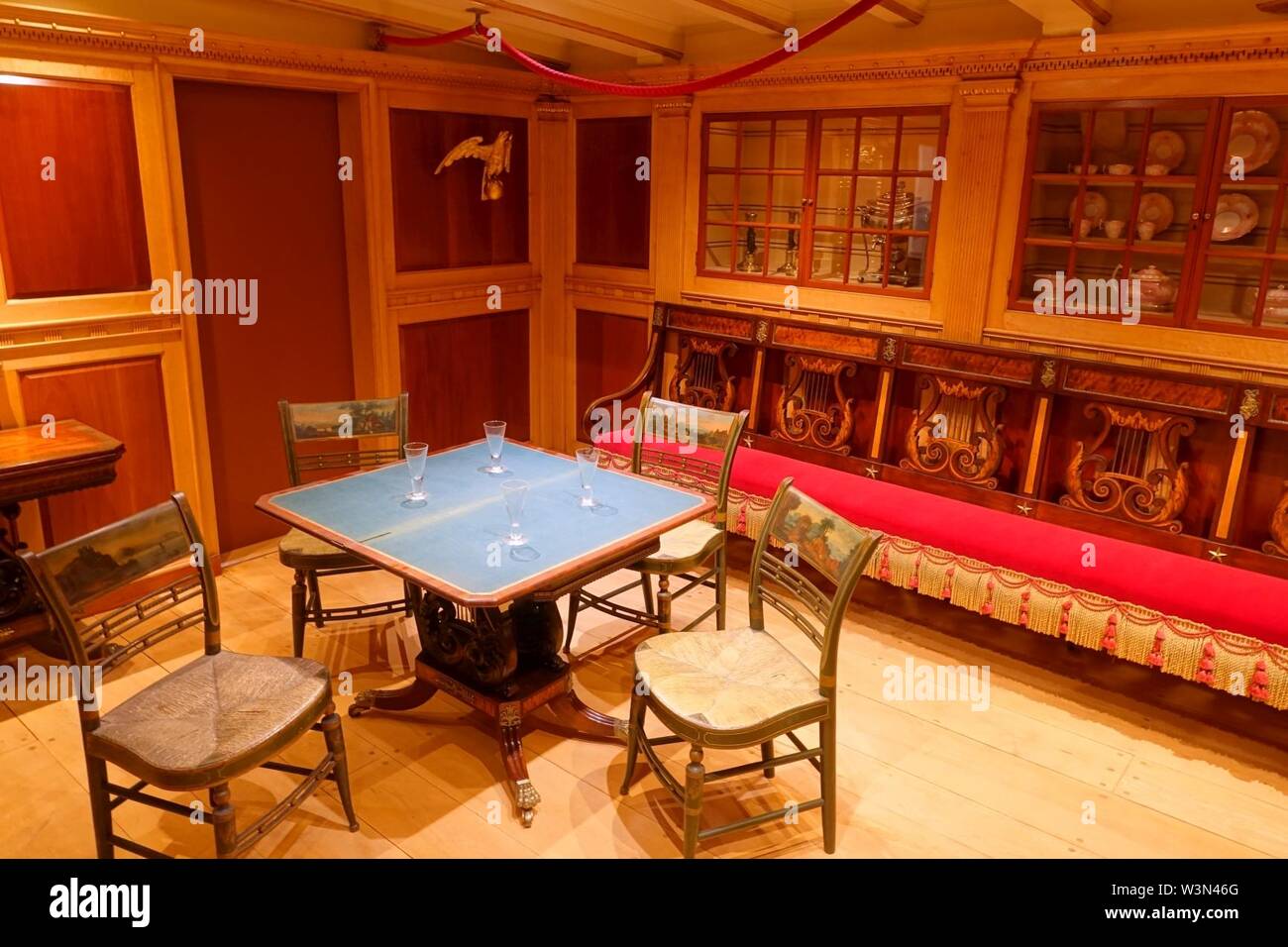 Cleopatra's Barge (recreation with many original furnishings ...