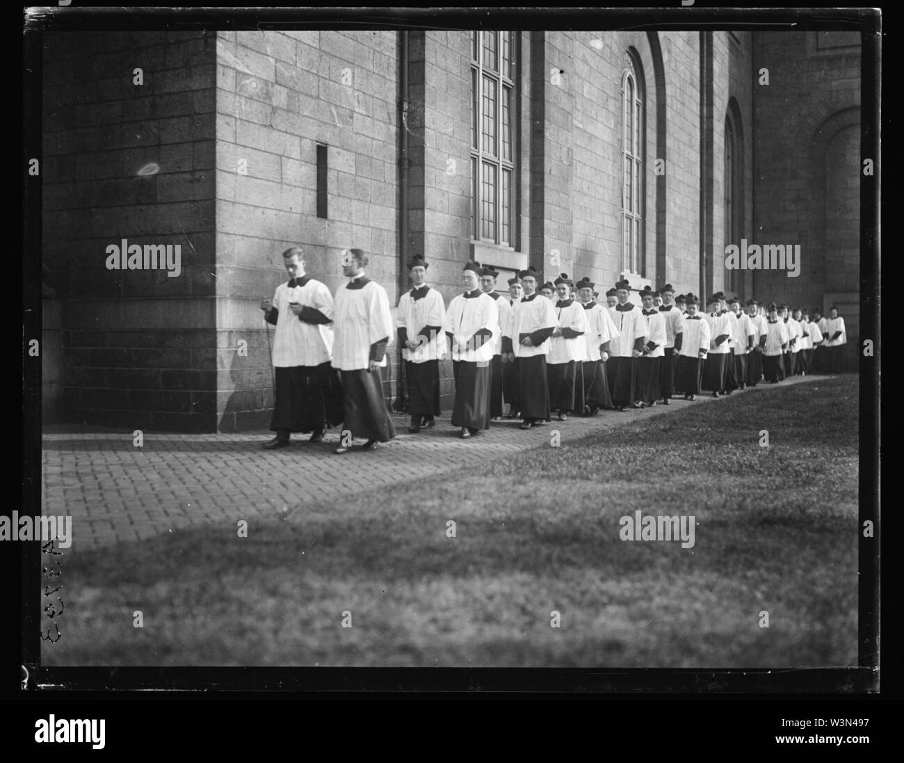 Clergy in religious procession Stock Photo - Alamy