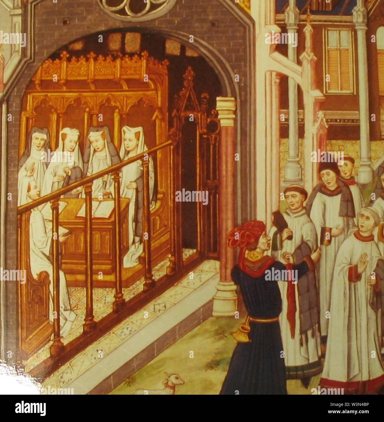 Clerics and squirrel almuces Stock Photo - Alamy