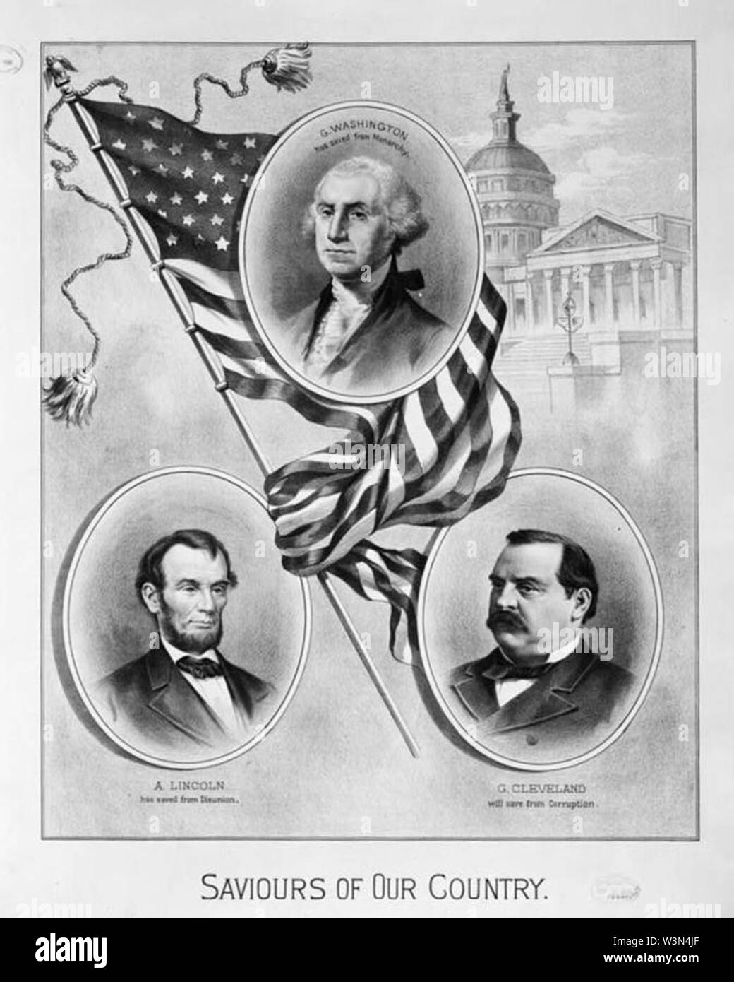 Cleveland poster (cropped Stock Photo - Alamy