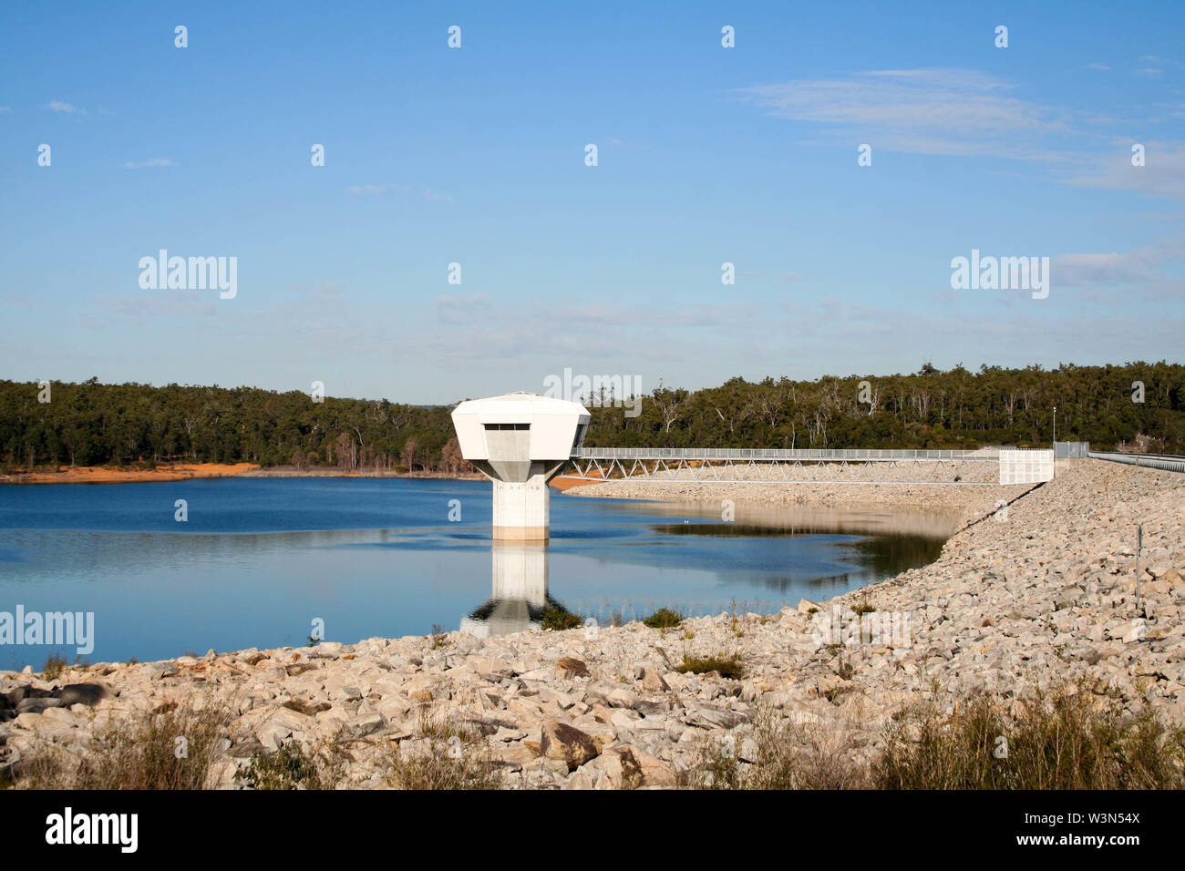 North Dandalup Dam and spillway Stock Photo - Alamy
