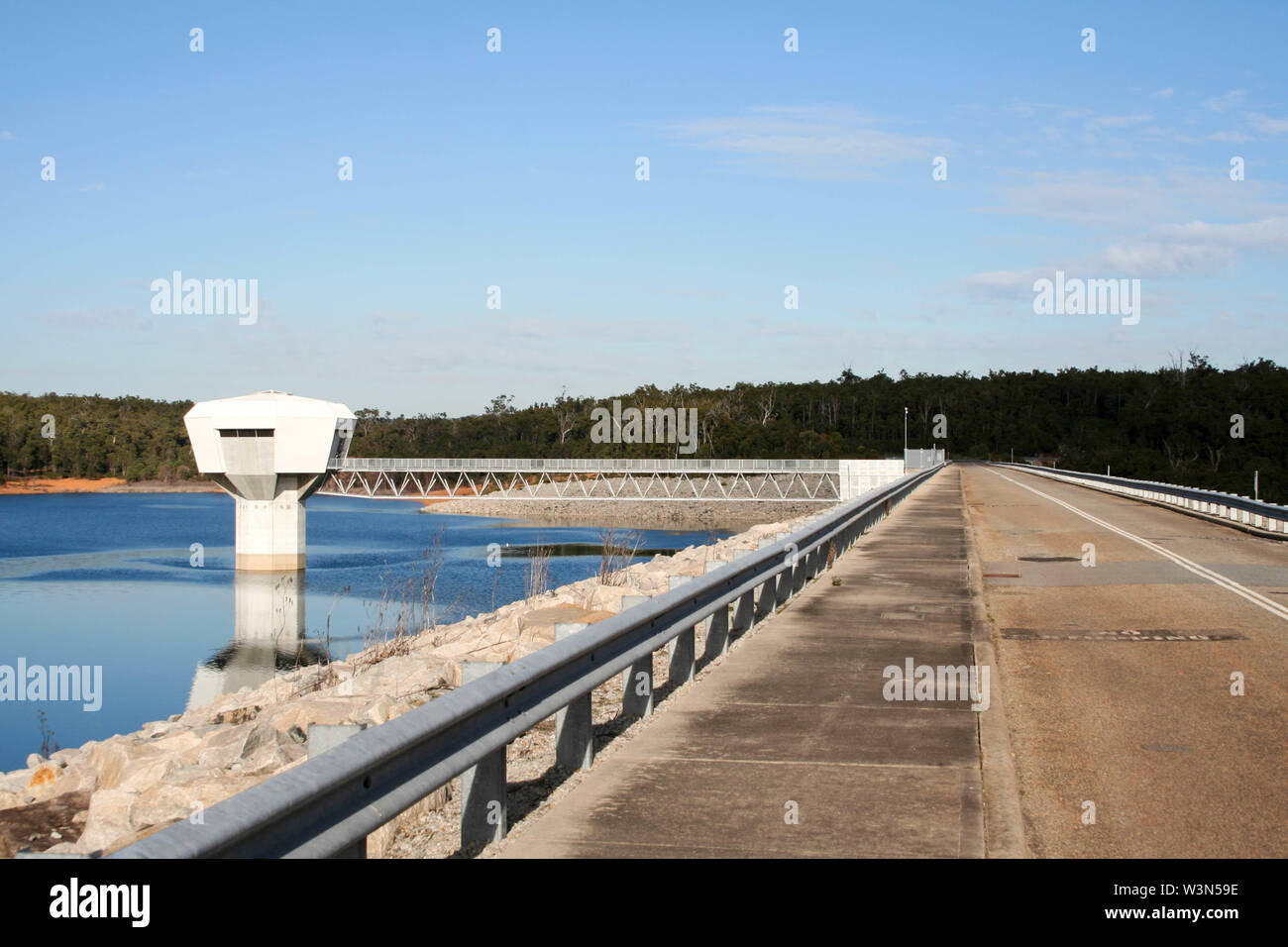 North Dandalup Dam and spillway Stock Photo - Alamy
