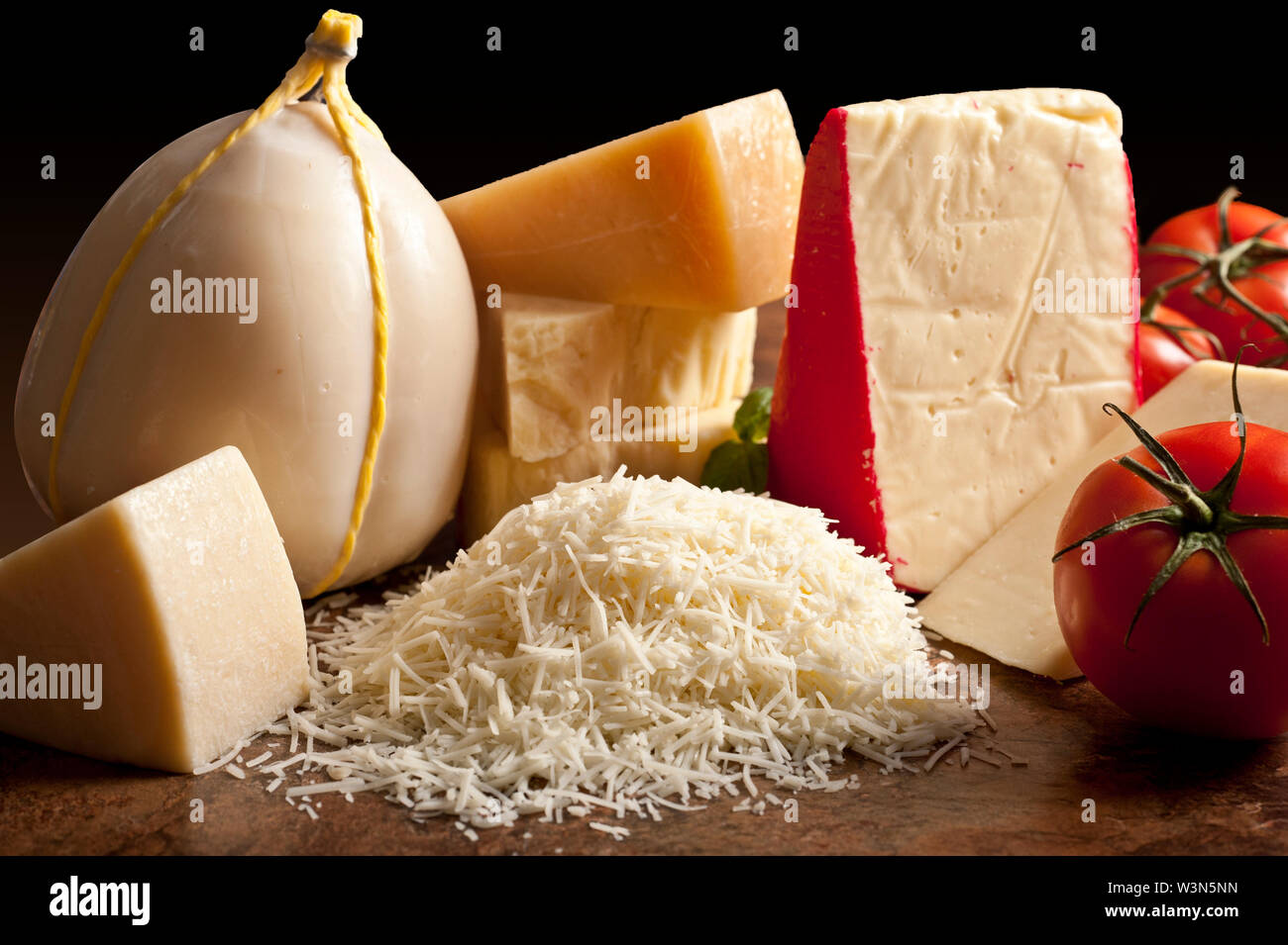 Mozzarella grated cheese hi-res stock photography and images - Alamy