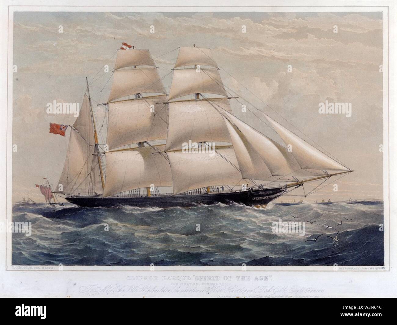 Clipper barque hi-res stock photography and images - Alamy