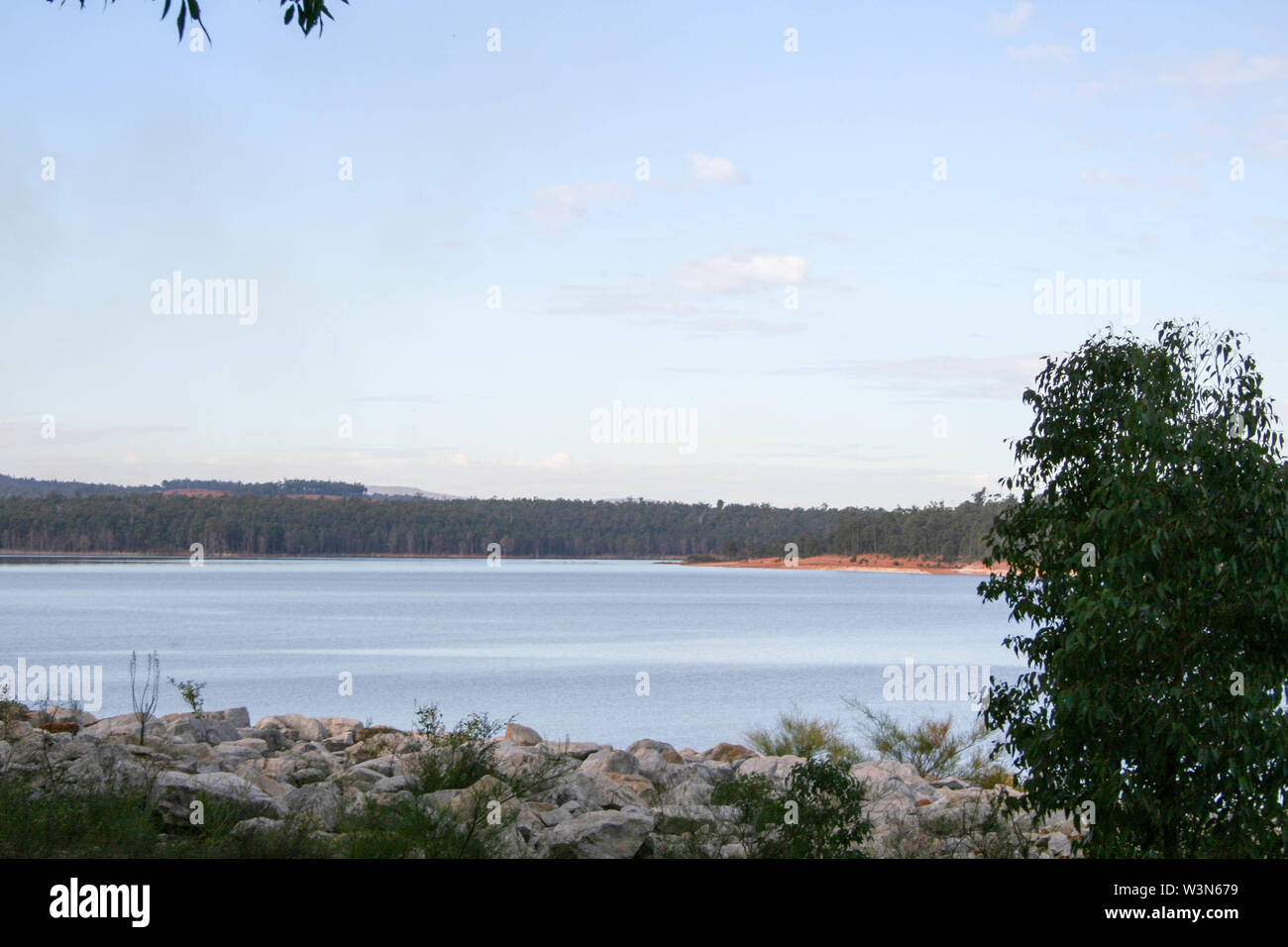 North Dandalup Dam and spillway Stock Photo - Alamy