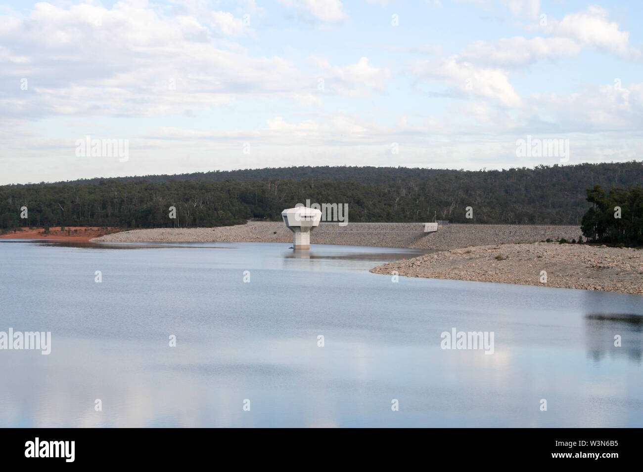 North Dandalup Dam and spillway Stock Photo - Alamy