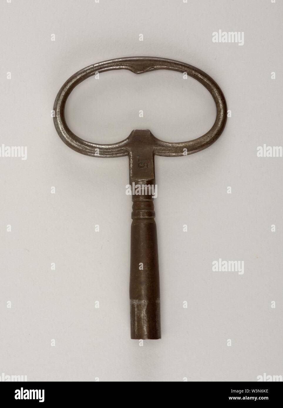 Clock And Key (France), 19th century Stock Photo - Alamy