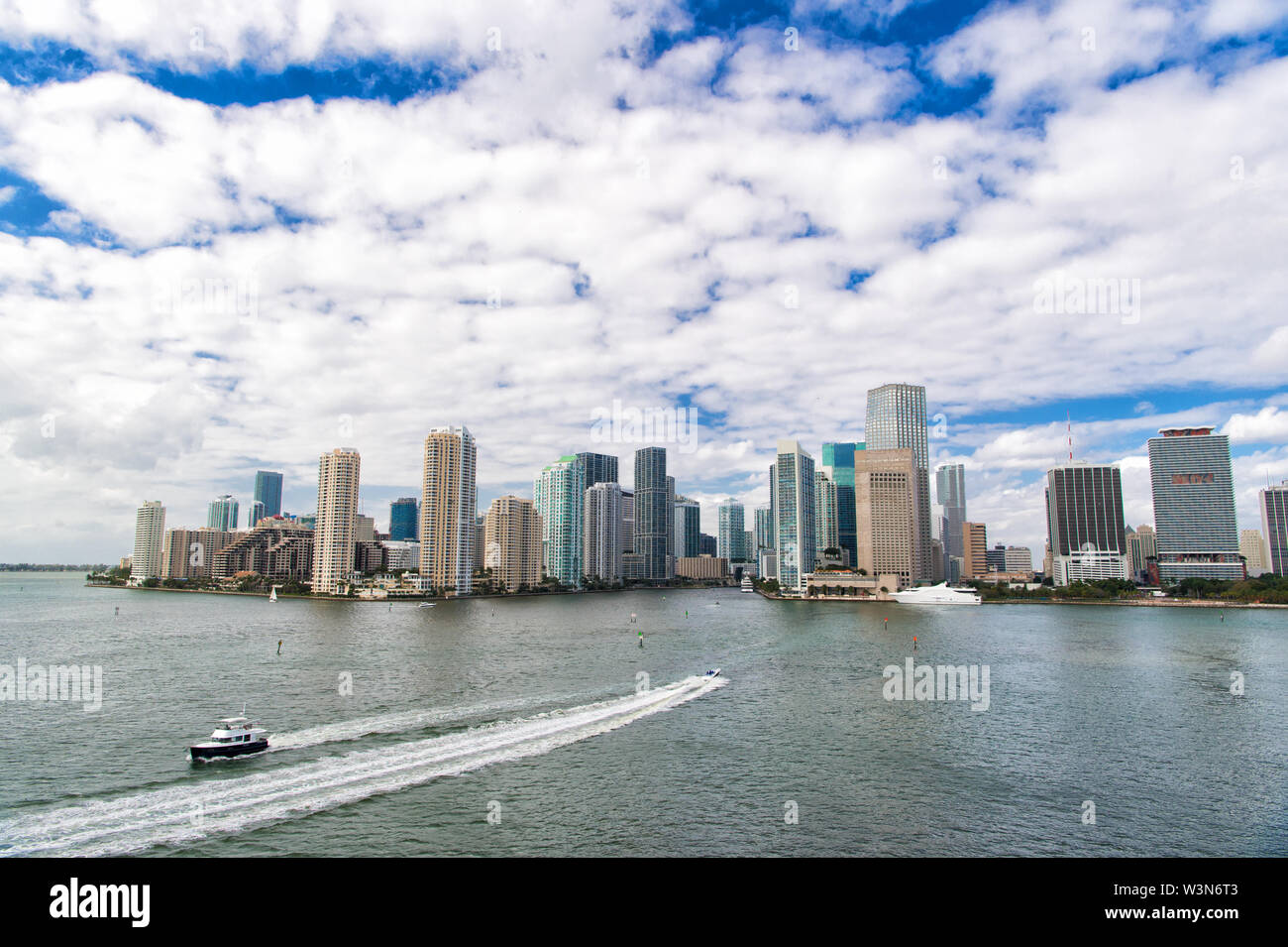 Skyscrapers and azure ocean water. Must see attractions. Miami has an ...