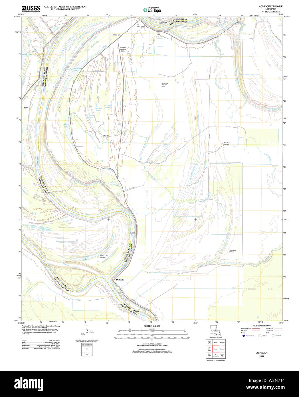 Map of acme hi-res stock photography and images - Alamy