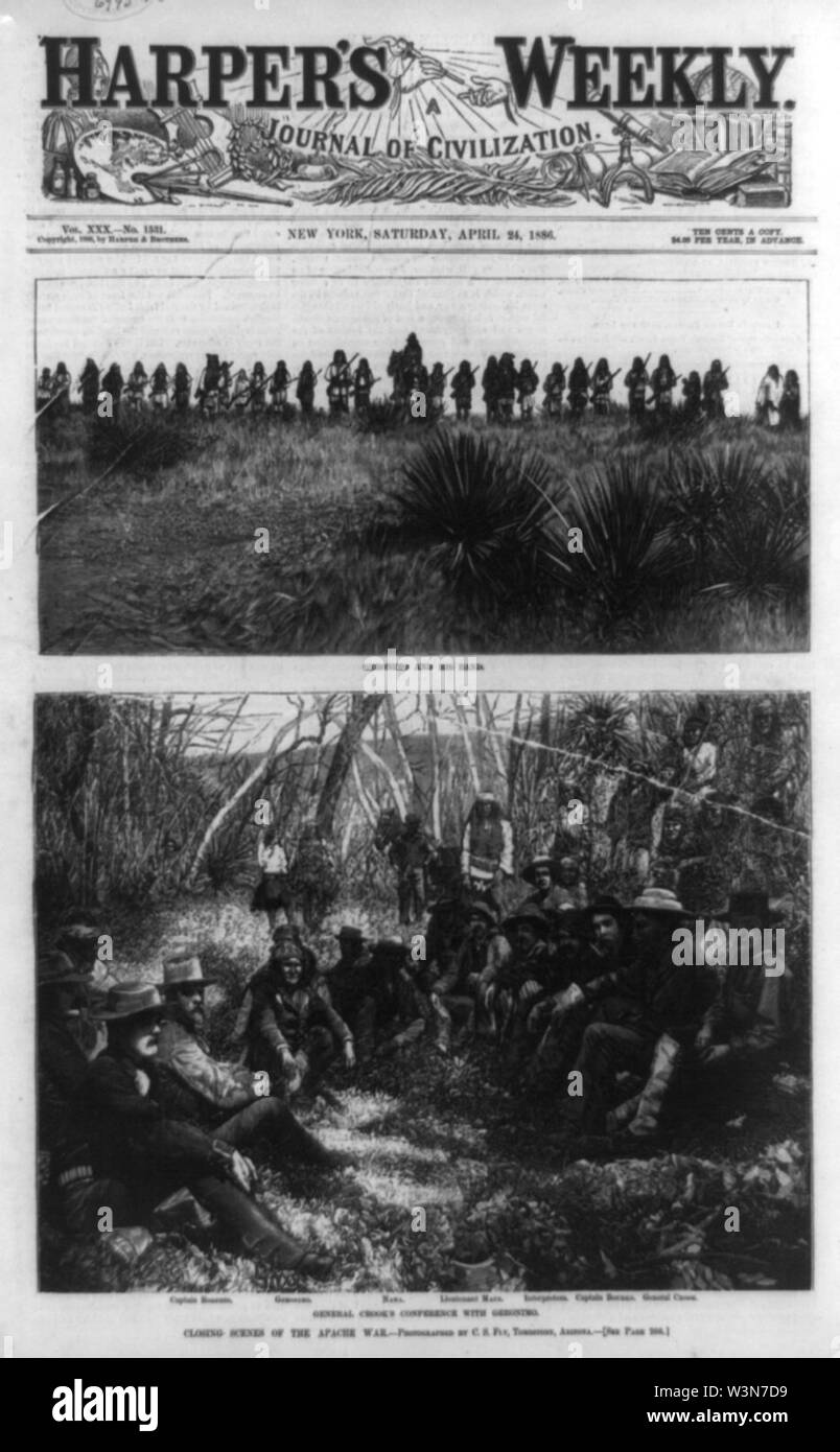 Closing scenes of the Apache war - photographed by C.S. Fly, Tombstone ...