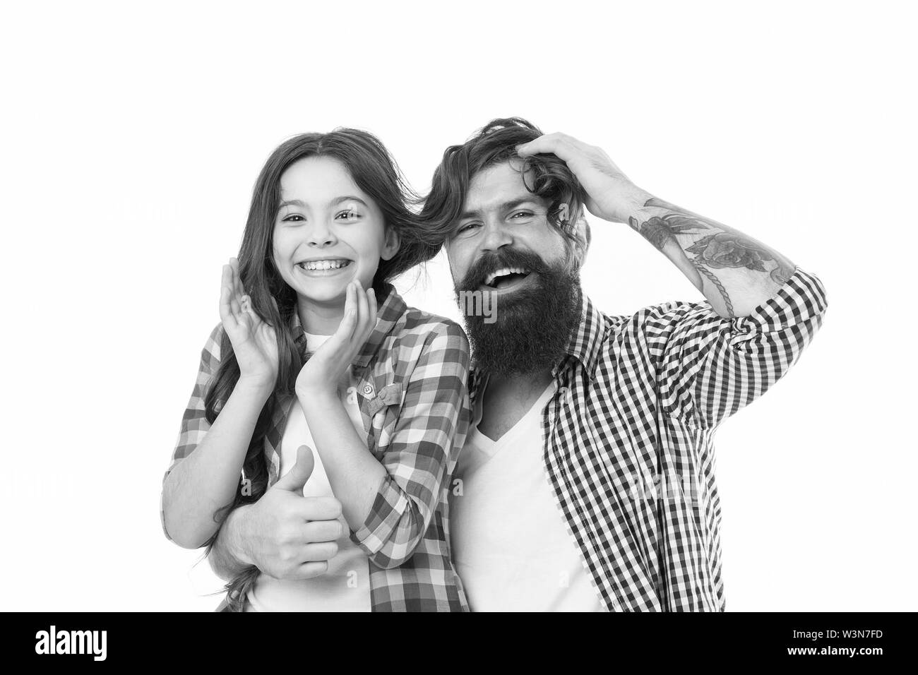 Friendly relations. Parenthood and childhood. Fathers day concept ...