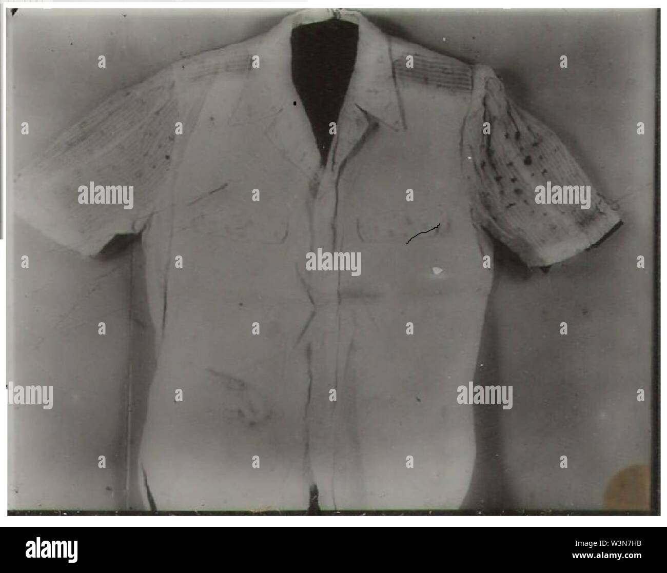 Clothing sample after bombing Stock Photo - Alamy