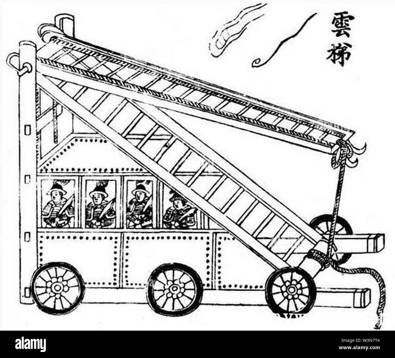 Cloud Ladder WJZY Stock Photo - Alamy