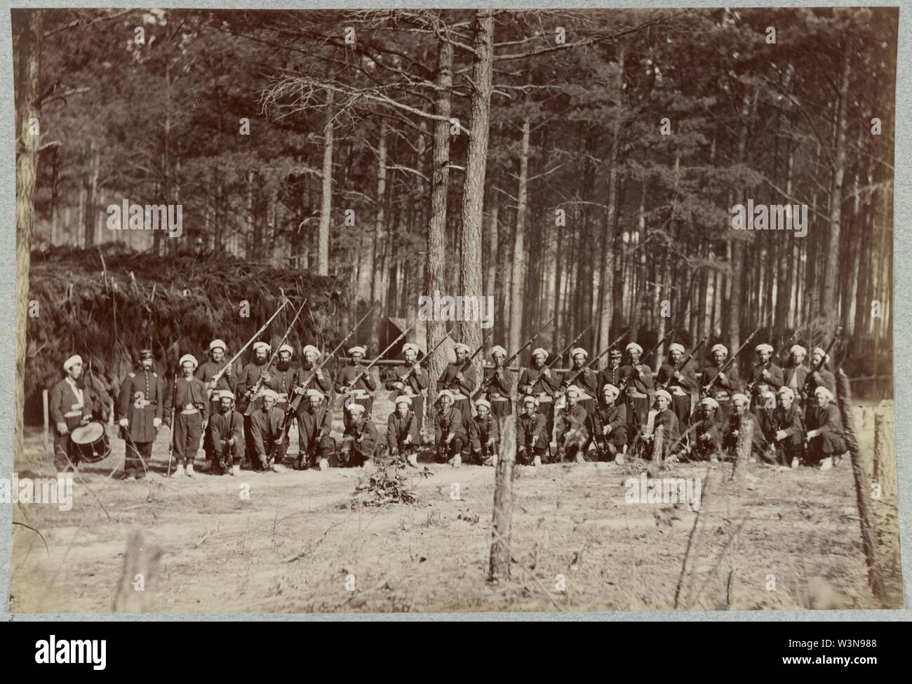 Co. F, 114th Pennsylvania Infantry in front of Petersburg, Va., August ...