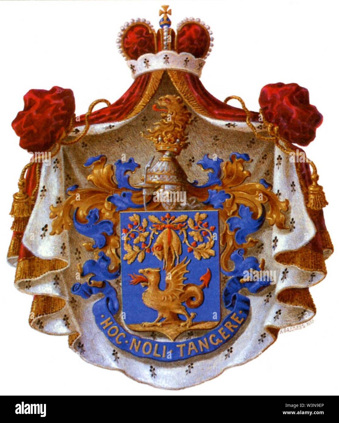 CoA of the Most Serene Prince Dadian of Mingrelia Stock Photo - Alamy