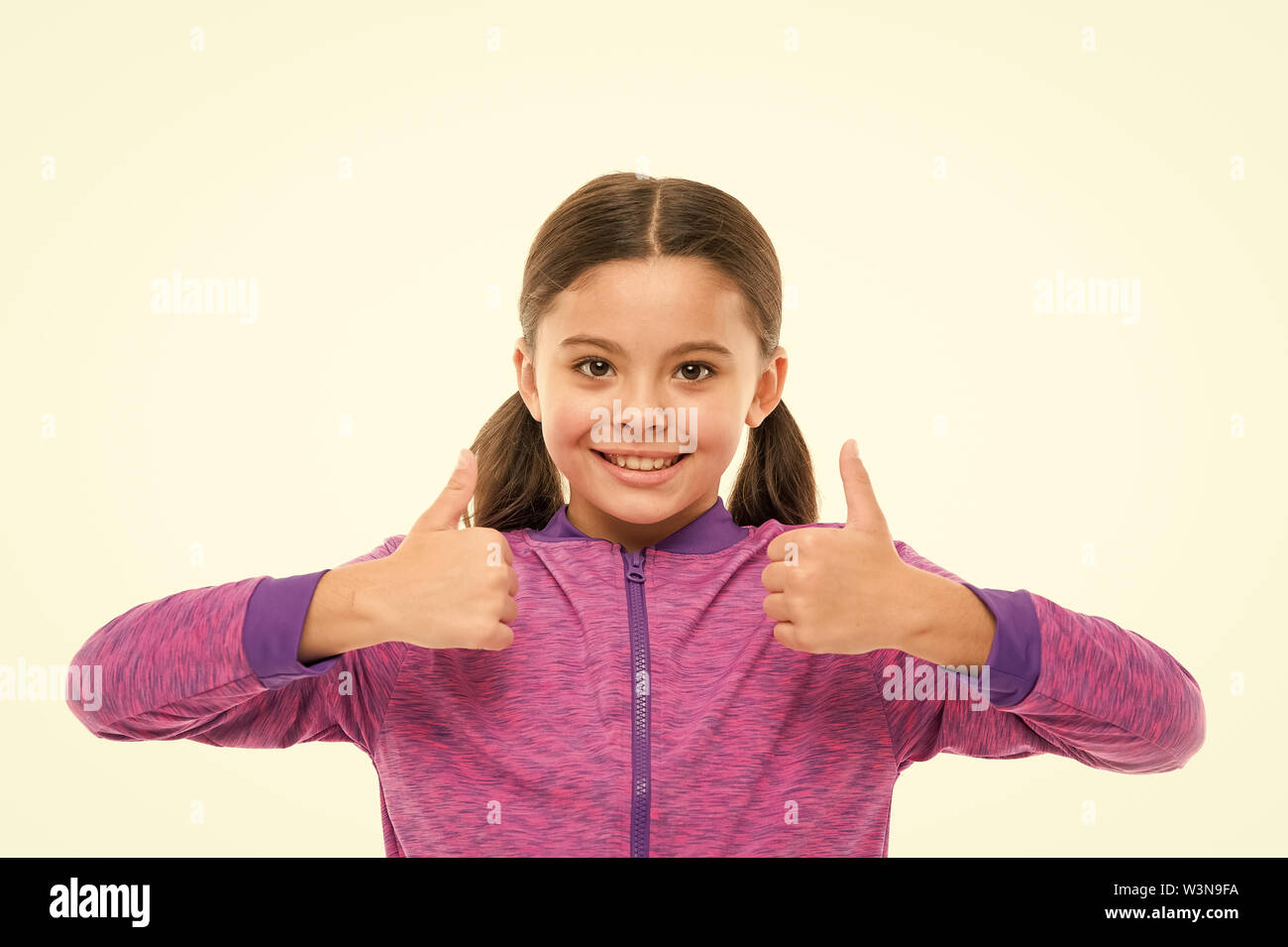 This is awesome. Thumbs up approvement. Girl cute child show thumbs up ...