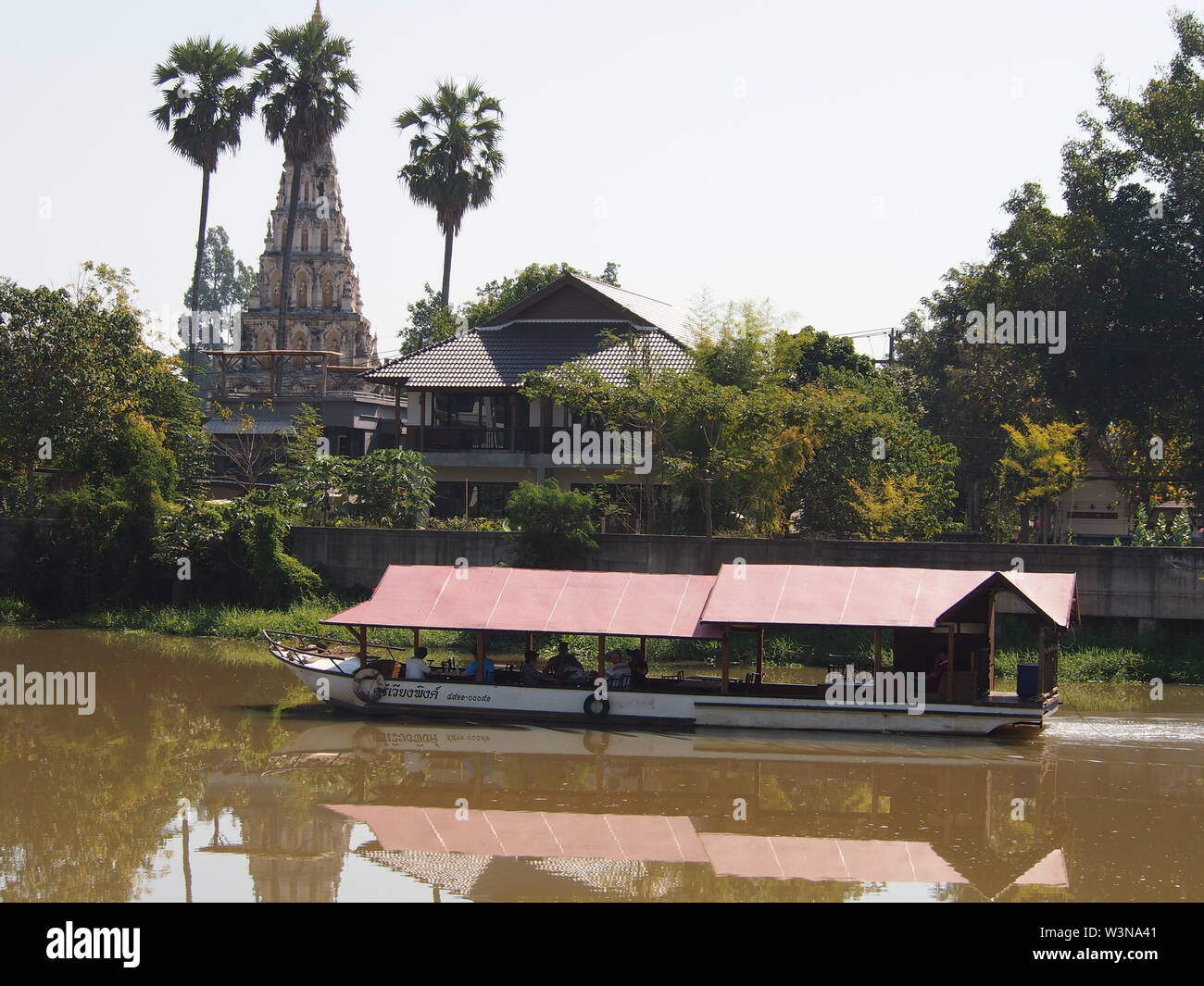 Chiang mai ping river boat hi-res stock photography and images - Alamy