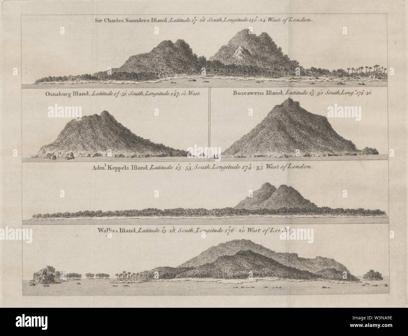 Coastal views of Sir Charles Saunders Island ; Osnaburg Island ...