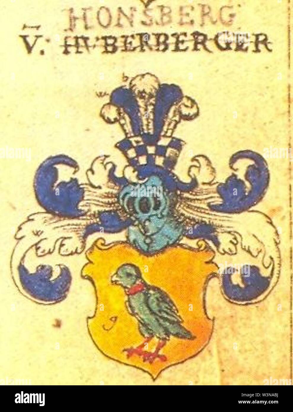 Coat of Arms - Honsberg (Meissen Stock Photo - Alamy