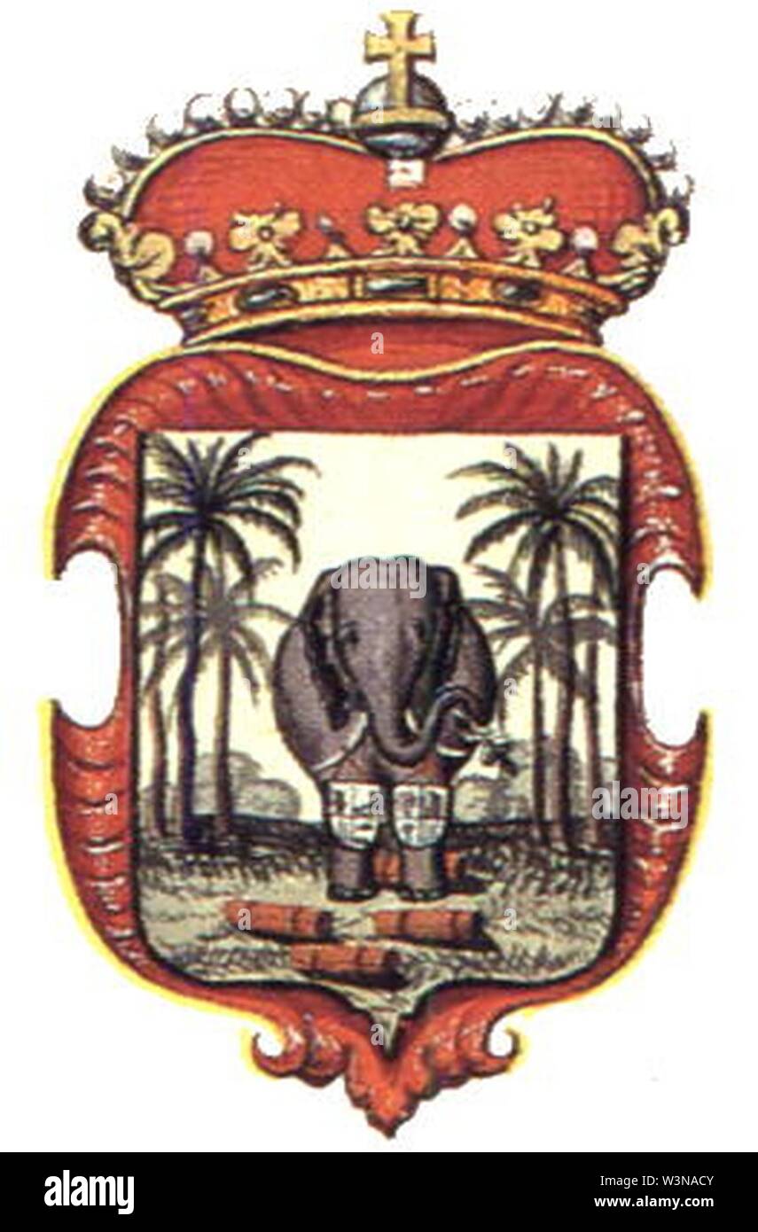 Coat of arms Ceylon dutch colony Stock Photo - Alamy