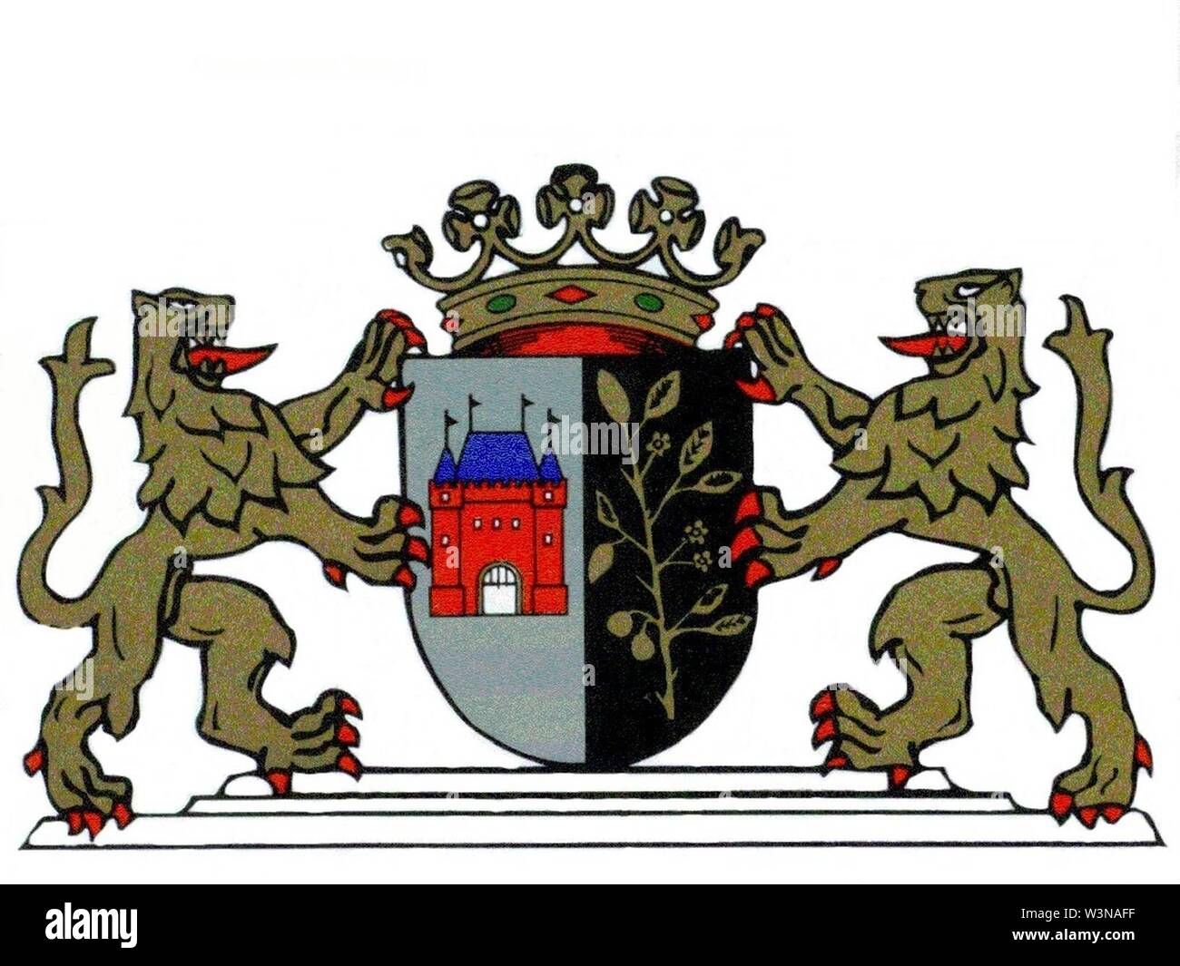 Coat of arms of Elburg Stock Photo - Alamy