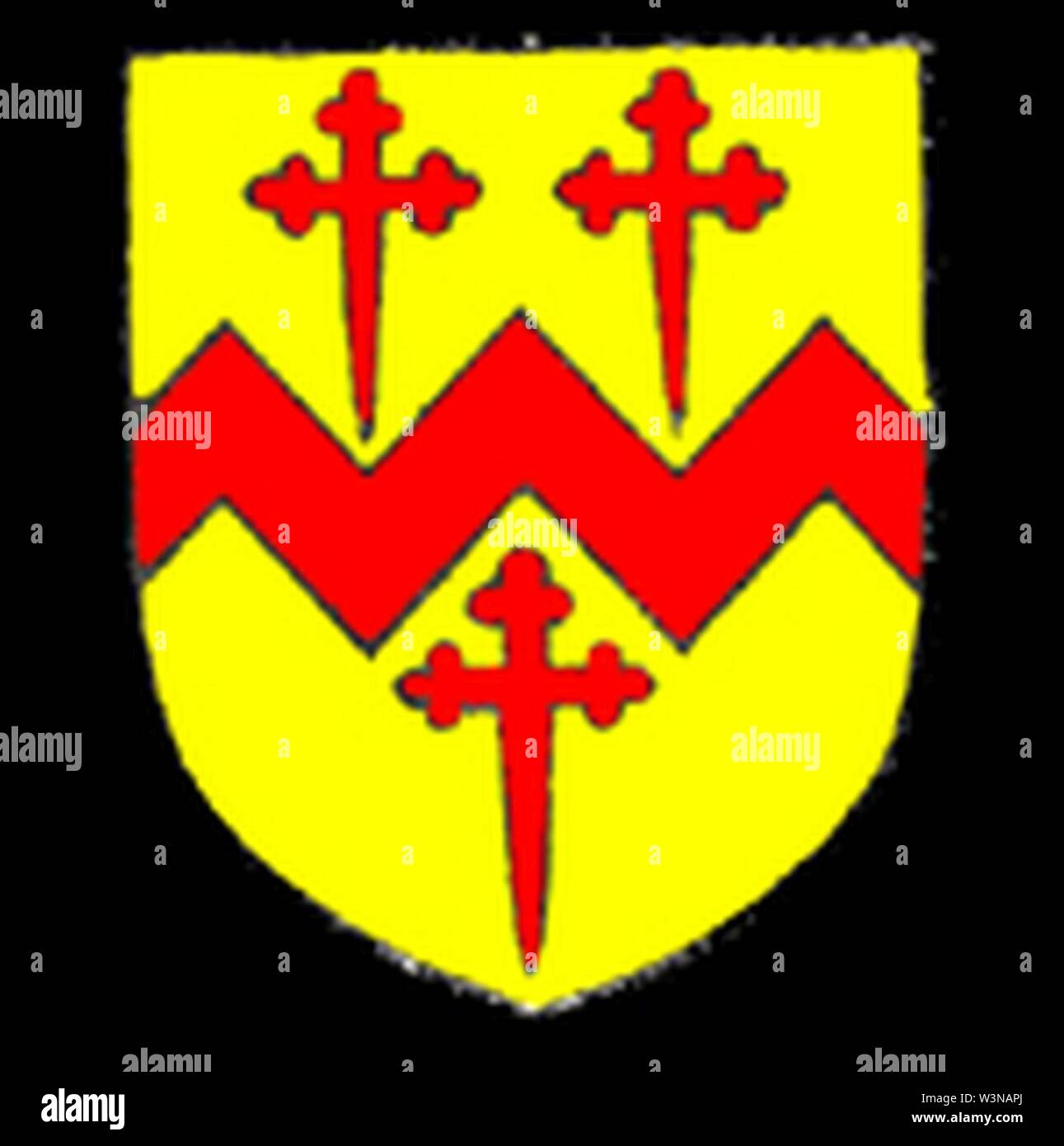 Coat of Arms of the Sandys Family Stock Photo - Alamy